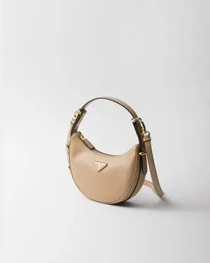 Prada Arqué Small Leather Shoulder Bag