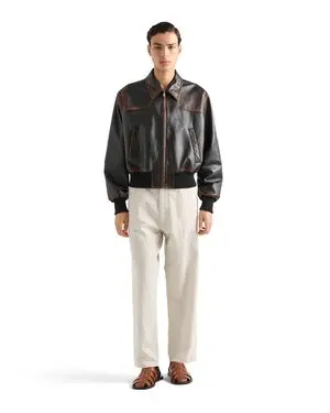 Prada Chambray Loose Fit Pants