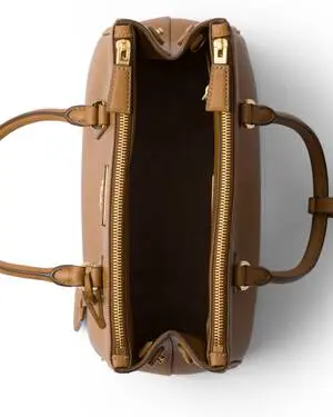 Prada Galleria Medium Leather Bag - Brown