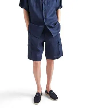 Prada Suede Loafers - Blue