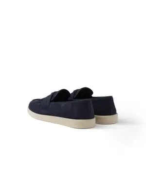 Prada Suede Loafers - Blue