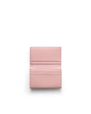Prada Saffiano Leather Card Holder - Pink