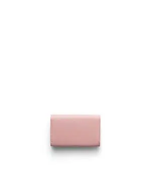 Prada Saffiano Leather Card Holder - Pink