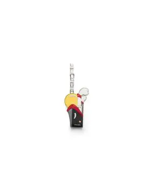 Prada Saffiano Leather Name Tag