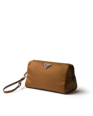 Prada Re-nylon Pouch - Brown