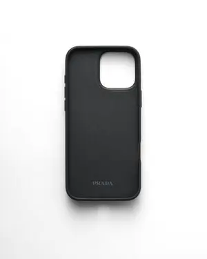 Prada Saffiano Leather Case For Iphone 16 Pro Max - Green