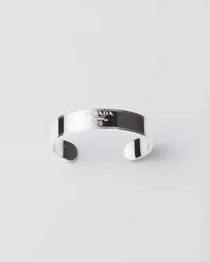 Prada Logo Jewels Cuff Bracelet