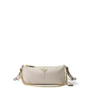 Prada Re-edition 2002 Leather Shoulder Bag - White