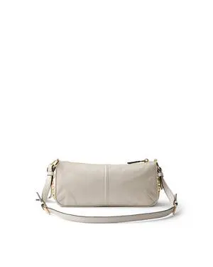 Prada Re-edition 2002 Leather Shoulder Bag - White