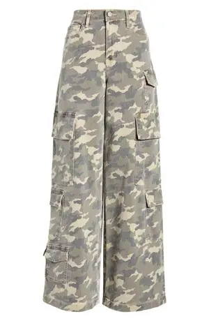 HIDDEN JEANS Wide Leg Cargo Pants