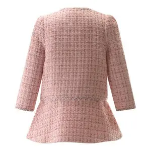 RACHEL RILEY Tweed Jacket And Skirt Set