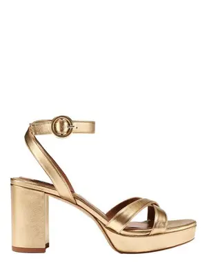 MARGAUX LONNBERG Platform Sandal - Gold