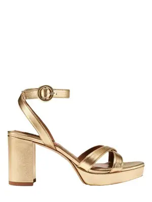 MARGAUX LONNBERG Platform Sandal - Gold
