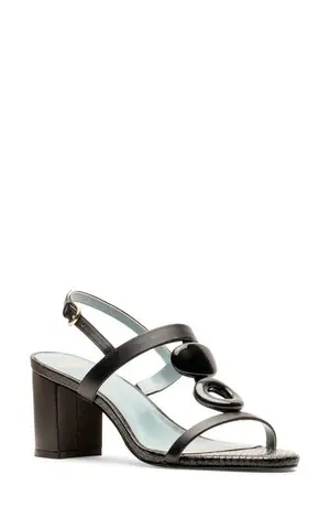 FRANCES VALENTINE Bianca Slingback Sandal - Black