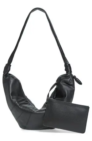 LEMAIRE Large Croissant Leather Shoulder Bag