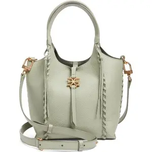 Sam Edelman Sylvia Mini Leather Crossbody Bag - Sage