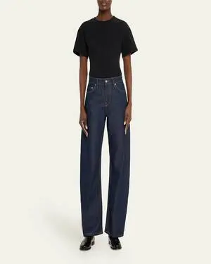 EB DENIM Eero Slim Fit T-shirt - Tar