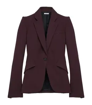 Alexander McQueen Wool Single-breasted Blazer