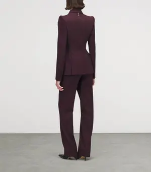 Alexander McQueen Wool Single-breasted Blazer