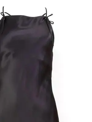 FLEUR DU MAL Silk Dress - Black