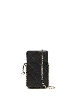 Tory Burch Fleming Phone Crossbody Bag - Black
