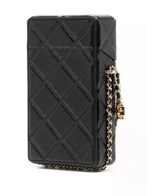 Tory Burch Fleming Phone Crossbody Bag - Black