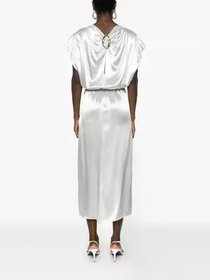 Patrizia Pepe Satin Midi Dress