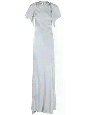 Amen Satin Maxi Dress