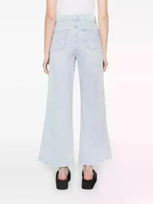 7 For All Mankind Lotta Wide-leg Jeans - Blue