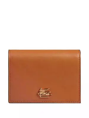 Etro Pegaso-motif Leather Wallet - Brown