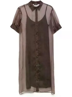 Peserico Semi-sheer Shirt Dress