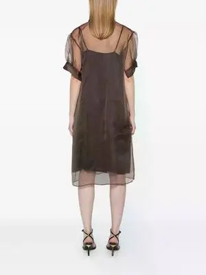 Peserico Semi-sheer Shirt Dress