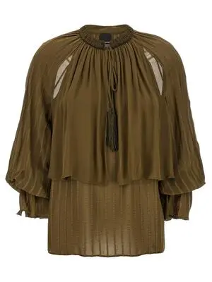 Pinko Georgette Blouse - Green
