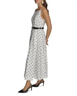 Donna Karan New York Linen Blend A-line Dress