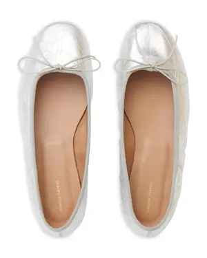 MANSUR GAVRIEL Dance Ballerina Flats - Silver