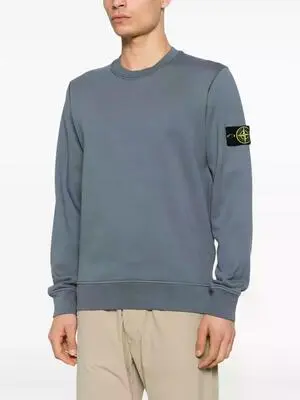Stone Island Cotton Sweatshirt - Blue
