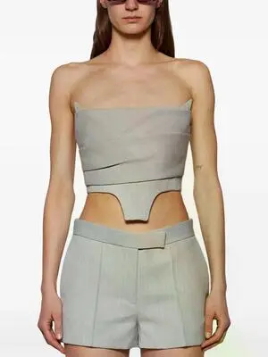 Alex Perry Strapless Corset Top