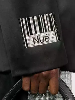 NUE Barcode Blazer - Black