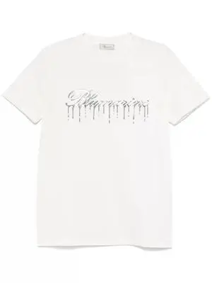 Blumarine Raised Logo T-shirt - White