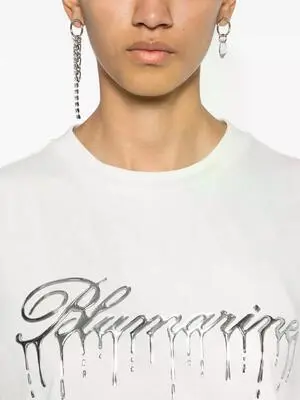 Blumarine Raised Logo T-shirt
