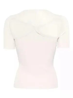 MRZ Ribbed T-shirt - Neutrals
