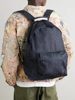 PORTER-YOSHIDA & CO Daypack Denim Backpack - Blue
