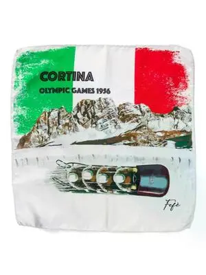 FEFÈ Cortina Olympics Games-print Pocket Scarf