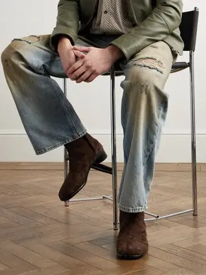 MAISON MARGIELA Tabi Suede Boots