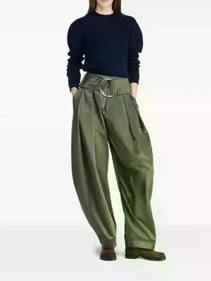 JW Anderson Pleated Trousers - Green