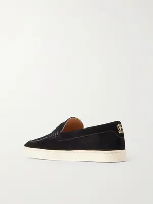 Brunello Cucinelli Suede Penny Loafers