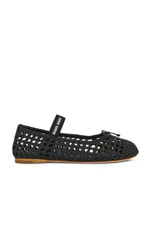 Miu Miu Woven Flats For Women