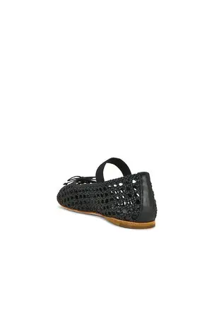 Miu Miu Ballet Flat - Nero