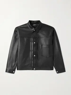 A.PRESSE 1st Type Full-grain Leather Jacket