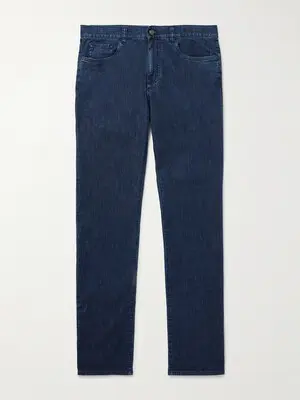 Canali Light Wash Bottoms For Men